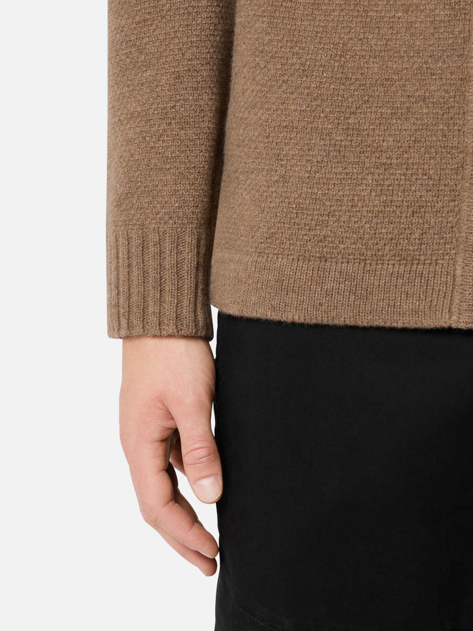 ウォールナットブラウン 567A3 LAMBSWOOL カーディガン ウォールナットブラウン 567A3 LAMBSWOOL カーディガン