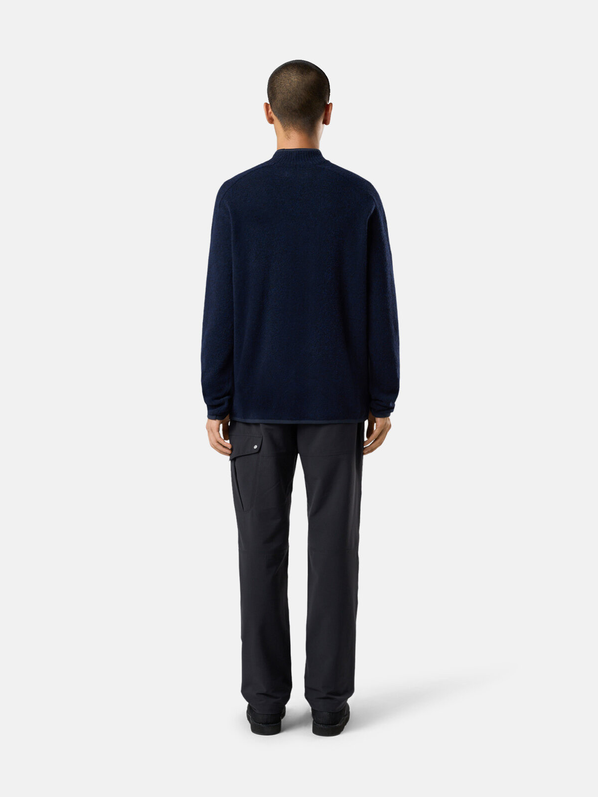 マリンブルー 570GA GAUZED EFFECT WOOL BLEND_STONE ISLAND マリンブルー 570GA GAUZED EFFECT WOOL BLEND_STONE ISLAND