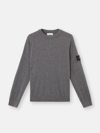 Charcoal Grey Melange Loose fit crewneck jumper with ribbing 5100045 ...