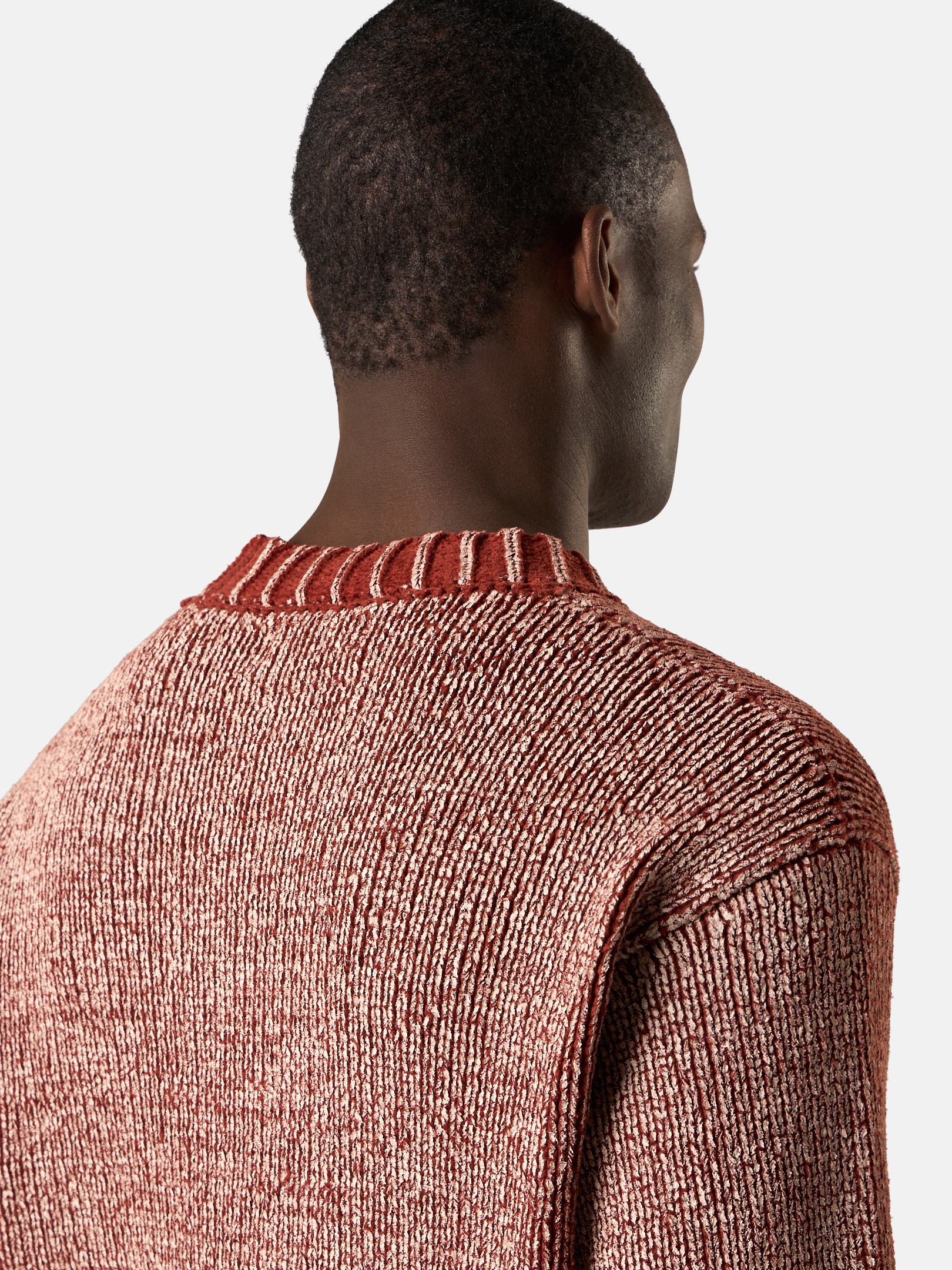 Copper 5100048 COTTON CHENILLE Loose-fit mock-neck sweater Copper 5100048 COTTON CHENILLE Loose-fit mock-neck sweater