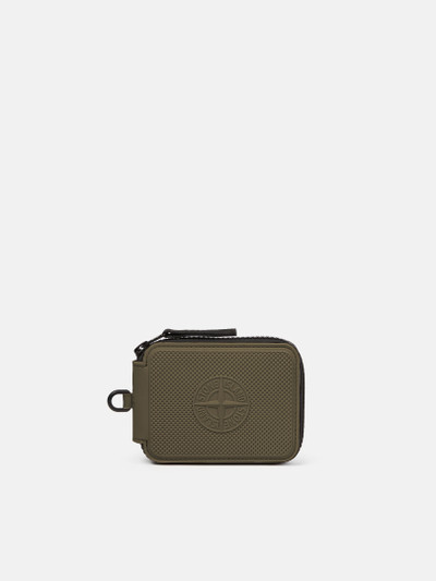 Military Green Wallet with zip and card slots 9500003 RUBBERISED ...