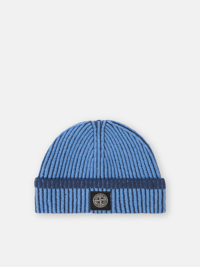 Gorro con acanalado vanisé y parche Compass Azul Acero N100003 MIXED ...