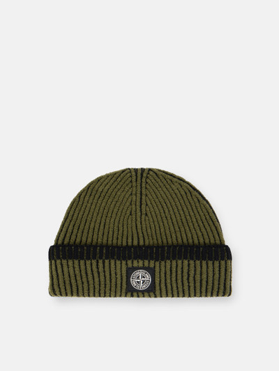 Military Green Beanie with vanisé ribbing and Compass patch N100003 ...