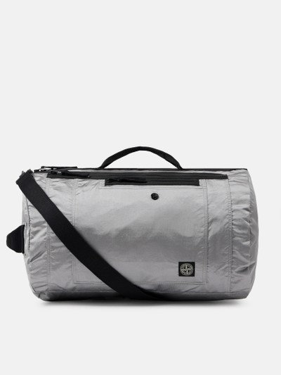 Pearl Grey Duffle bag with removable strap 9200011 COATED NYLON METAL ...