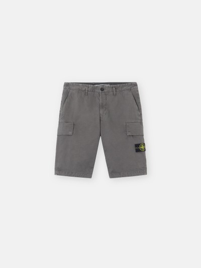 Charcoal Grey Slim-fit cargo shorts with asymmetrical seams L100018 ...