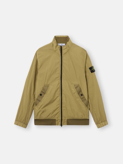 Veste à col montant résistante au vent et déperlante Vert laurier ...